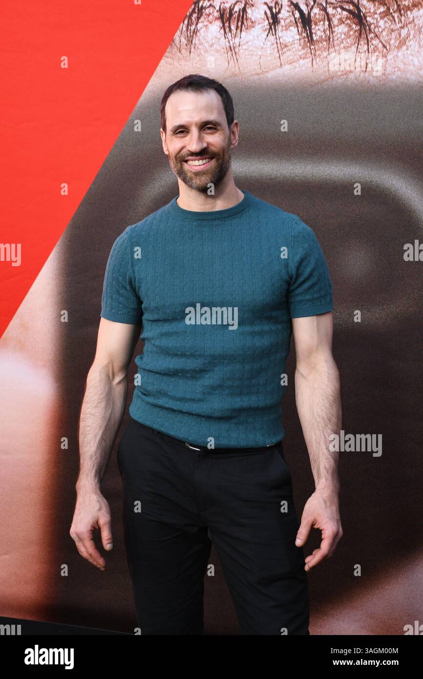 Hollywood, California, USA 8th April 2025 Actor Benjamin Pelletier ...