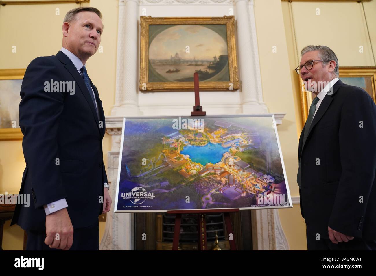 Prime Minister Sir Keir Starmer welcomes President of the Comcast ...
