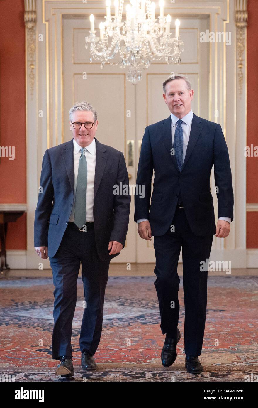 Prime Minister Sir Keir Starmer welcomes President of the Comcast ...