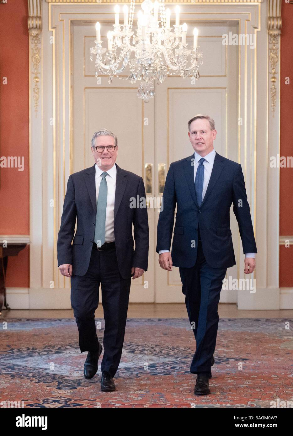 Prime Minister Sir Keir Starmer welcomes President of the Comcast ...