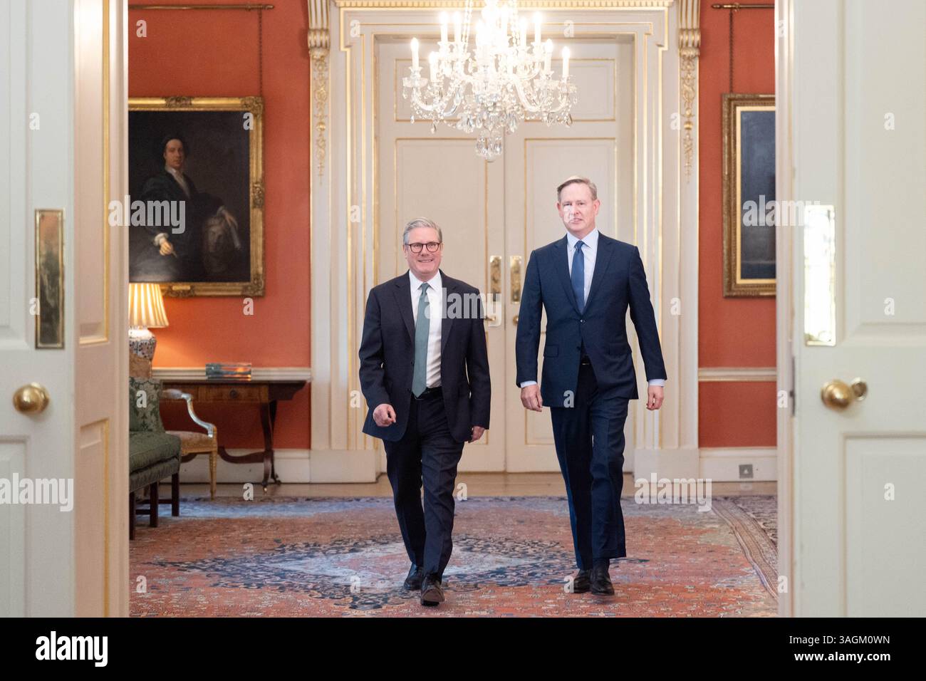 Prime Minister Sir Keir Starmer welcomes President of the Comcast ...