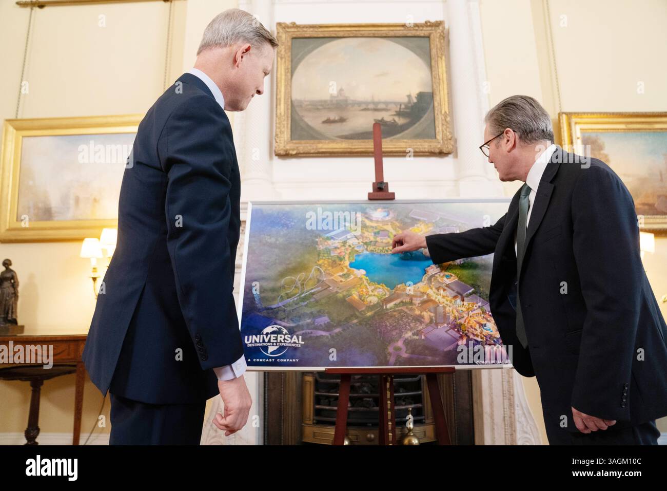 Prime Minister Sir Keir Starmer welcomes President of the Comcast ...