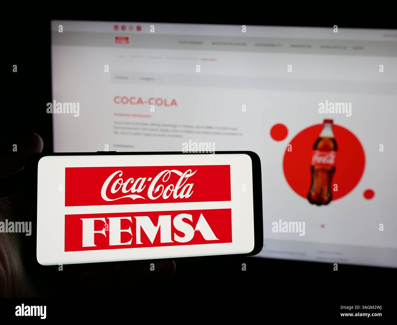 In this photo illustration, a person is holding a smartphone with the ...