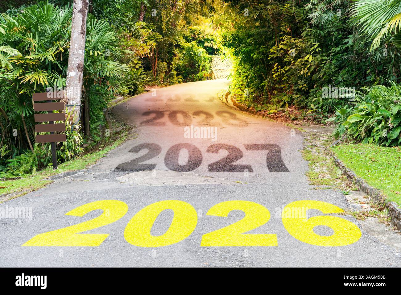 Road 2026 vision future hi-res stock photography and images - Alamy