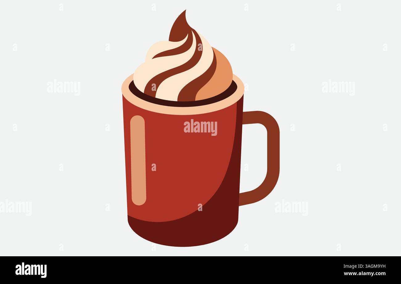 Christmas hot chocolate Stock Vector Images - Alamy