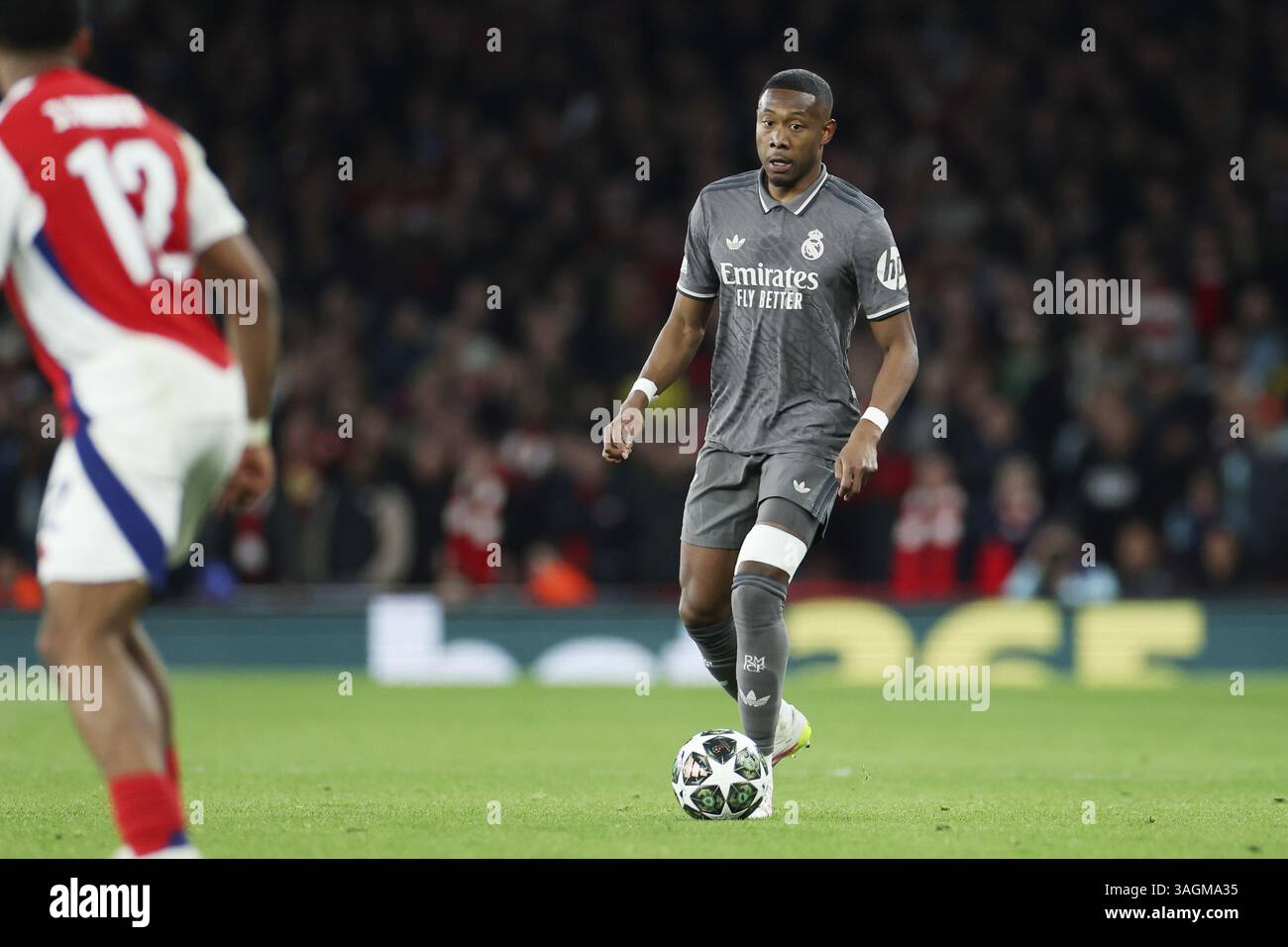 David Alaba of Real Madrid during the UEFA Champions League, Quarter ...
