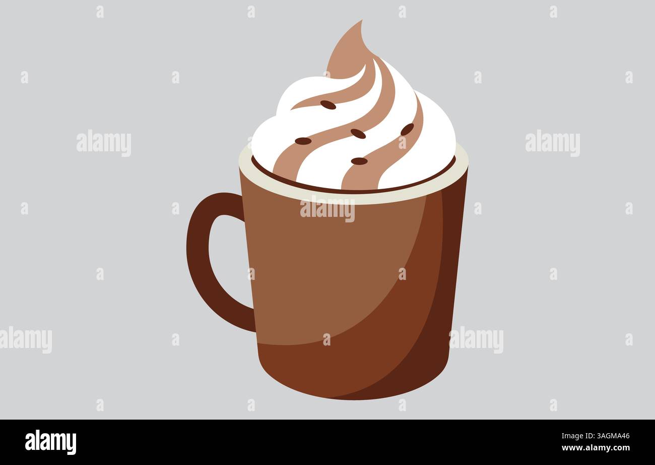 Christmas hot chocolate Stock Vector Images - Alamy