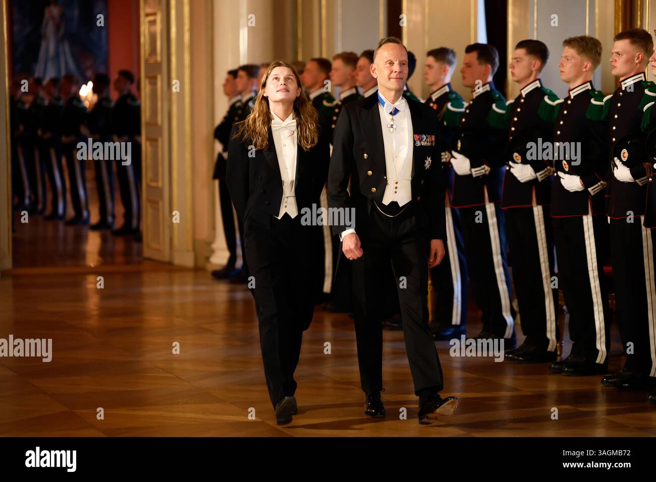 Oslo 20250408. Marie Ulven - alias Girl in red - on her way to a gala ...