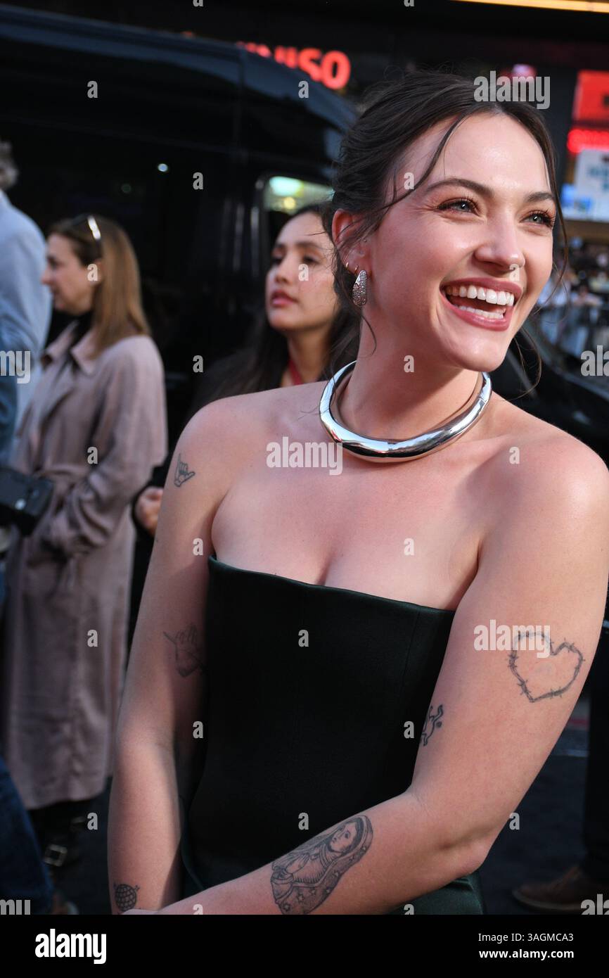Hollywood, California, USA 8th April 2025 Actress Violett Beane attends ...
