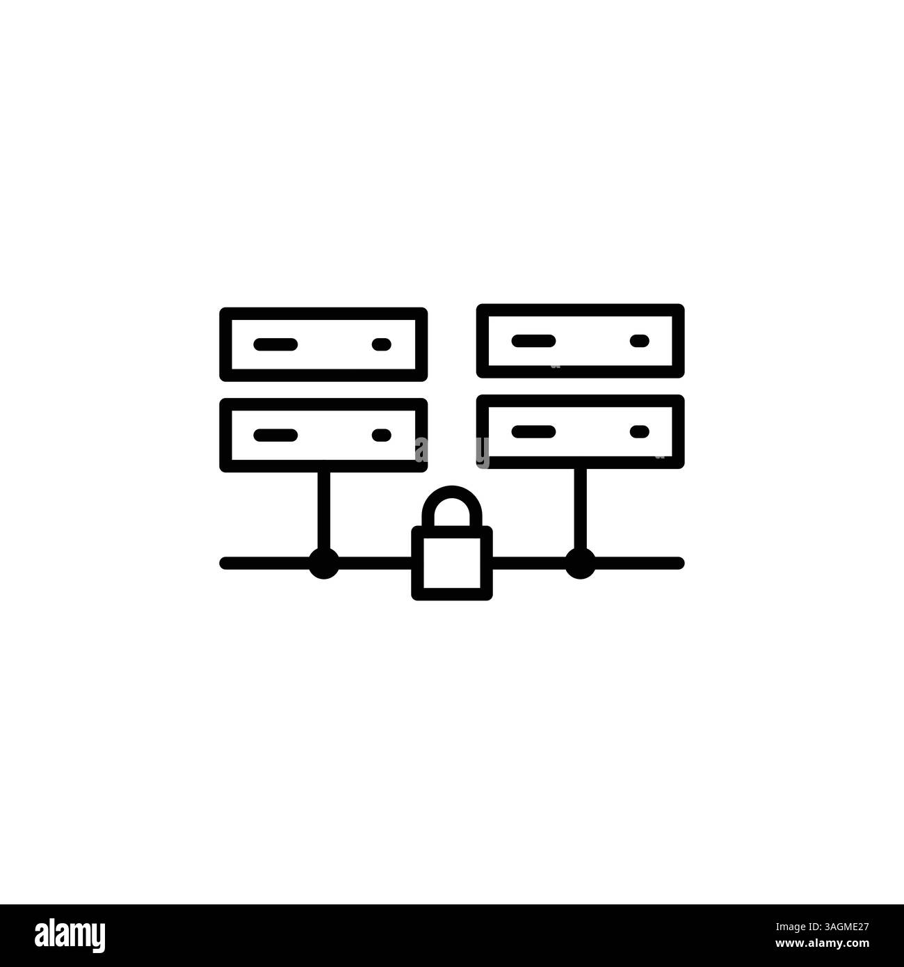 Data Protection Icon Stock Vector Image & Art - Alamy