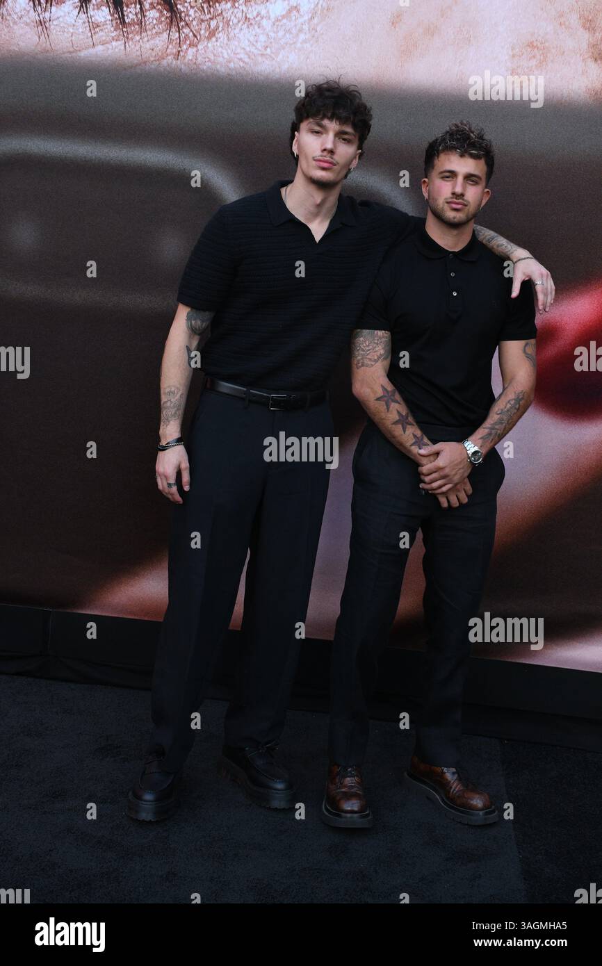 Hollywood, California, USA 8th April 2025 Sevryn and Nate Kest attend ...