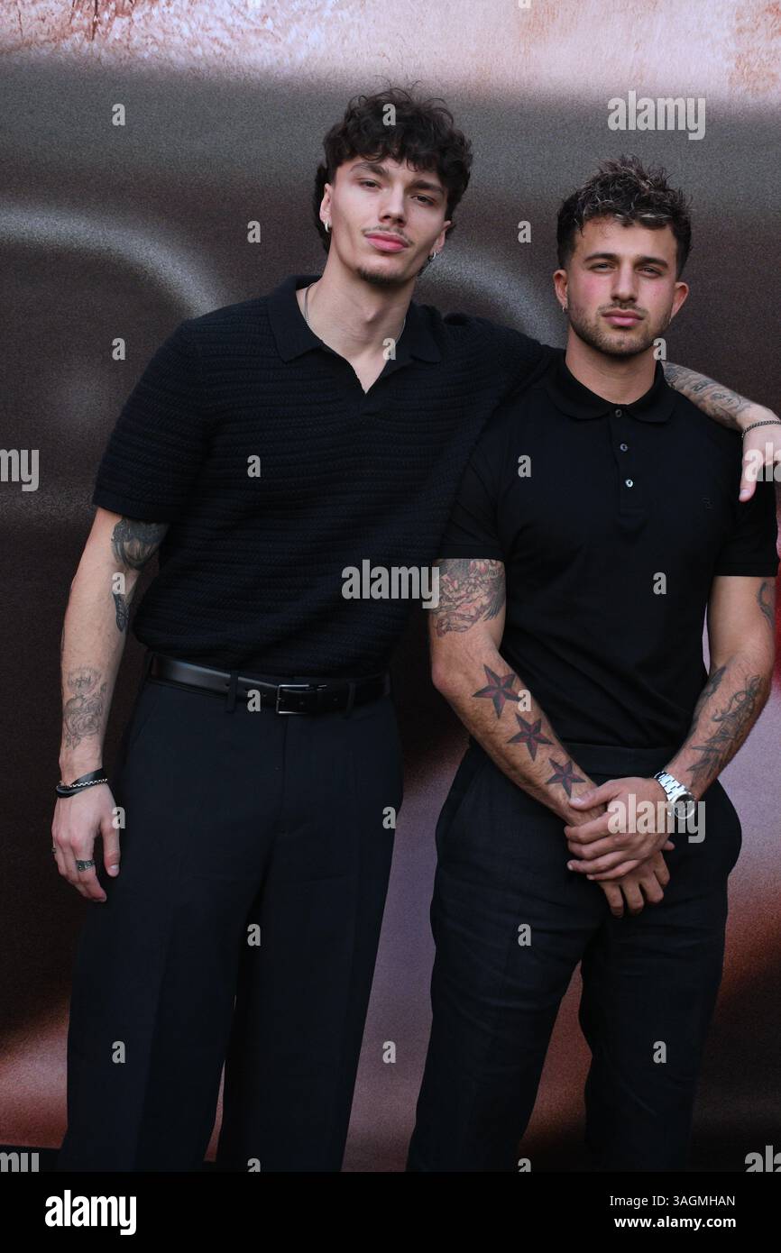 Hollywood, California, USA 8th April 2025 Sevryn and Nate Kest attend ...