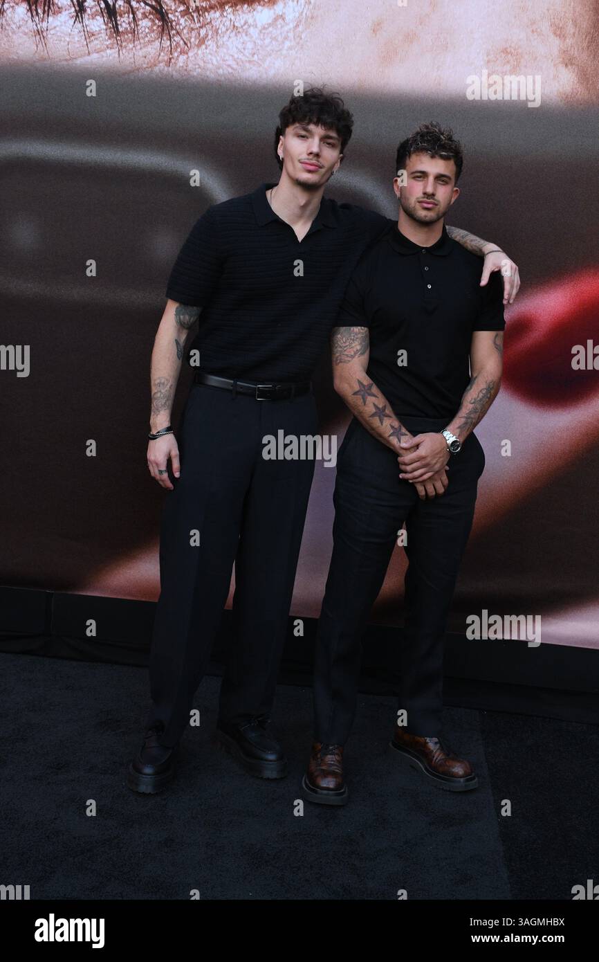 Hollywood, California, USA 8th April 2025 Sevryn and Nate Kest attend ...