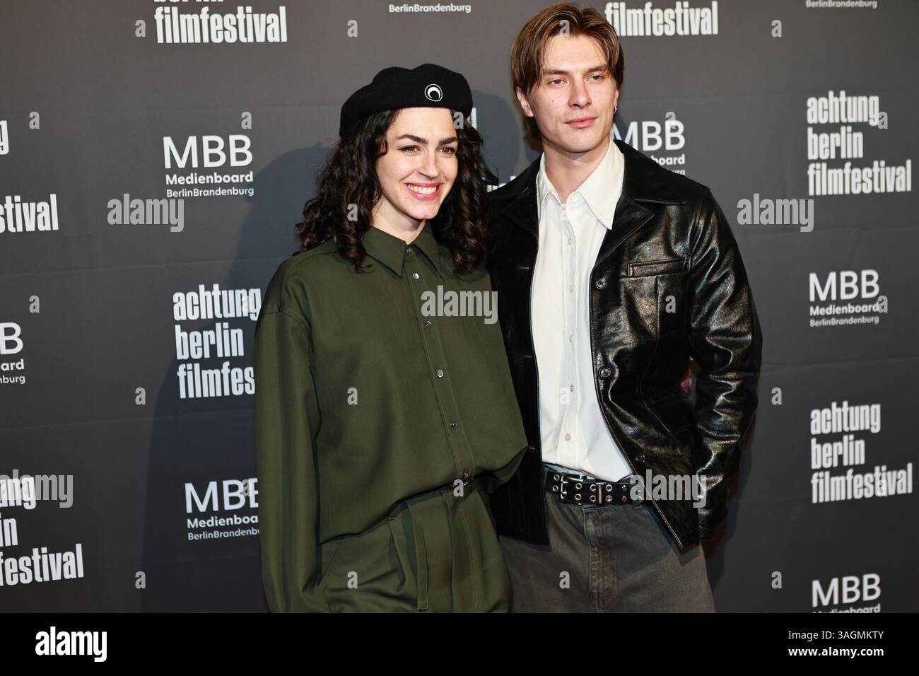 BERLIN, GERMANY - April 8 : Anna Bardavelidze and Gustav Schmidt ( for ...