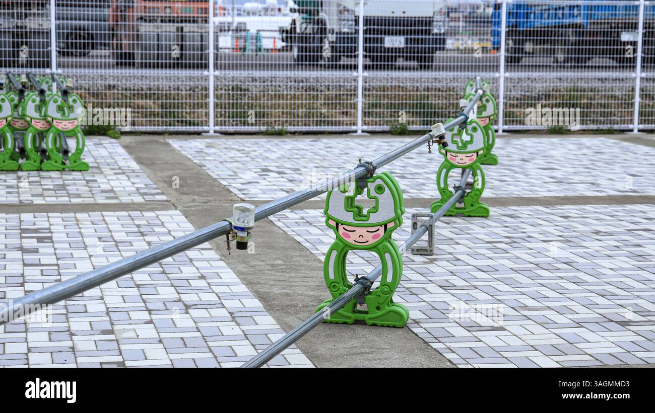 Obstruct dangerous or construction zones, Roadblock with cartoon ...