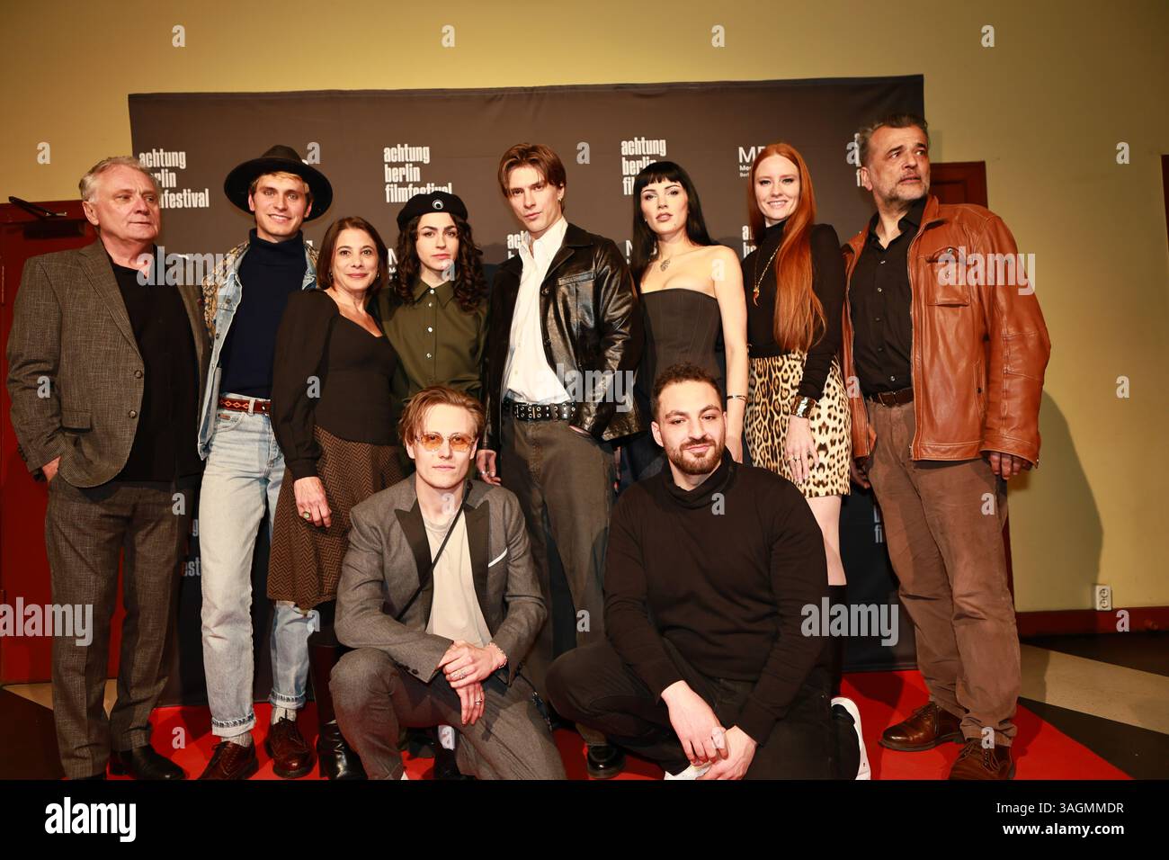 BERLIN, GERMANY - April 8 :(back left to right) Bernhard Schir, Ludwig ...