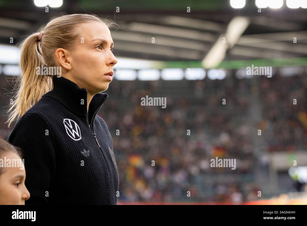 Wolfsburg, Germany. 08th Apr, 2025. Elisa Senss of Germany seen during ...