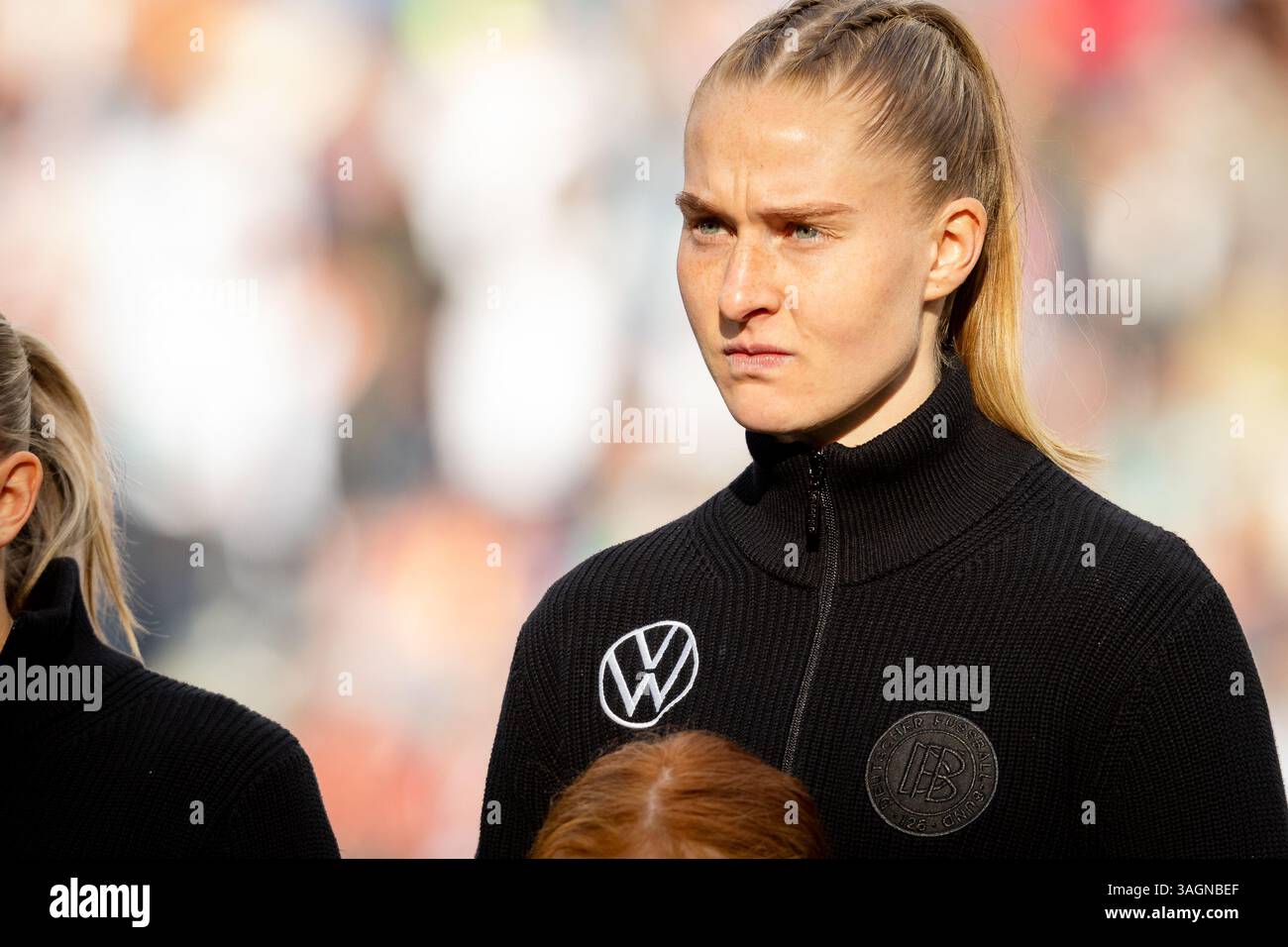 Wolfsburg, Germany. 08th Apr, 2025. Janina Minge of Germany seen during ...
