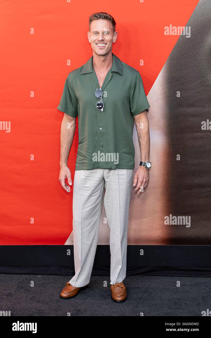 Christopher Landon attends the arrivals of Universal Pictures Premiere ...