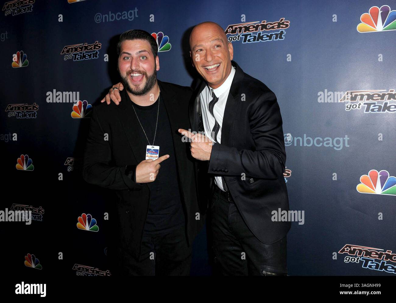 Alex Mandel and Howie Mandel at the 'America's Got Talent' post show ...