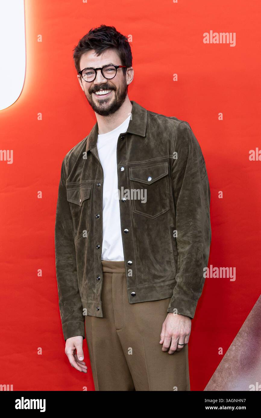 Hollywood, USA. 08th Apr, 2025. Grant Gustin attends the arrivals of ...