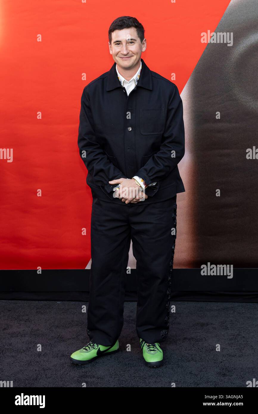 Sam Lerner attends the arrivals of Universal Pictures Premiere of “DROP ...