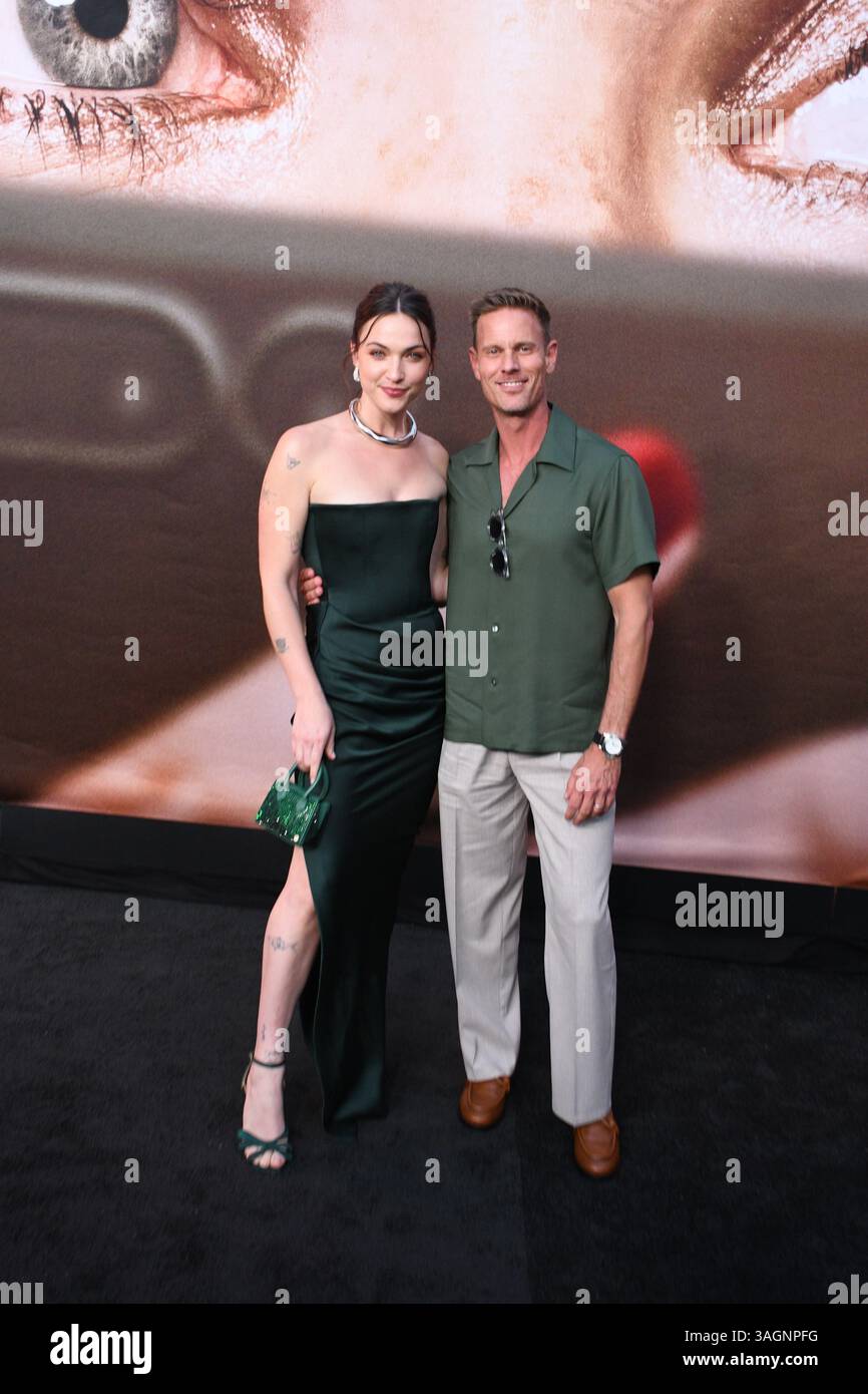 Hollywood, California, USA 8th April 2025 Actress Violett Beane and ...