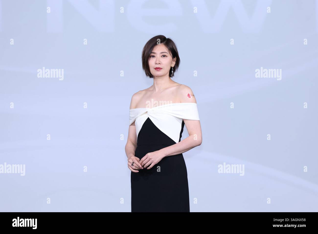 TAIPEI, CHINA - APRIL 8, 2025 - Actress Alyssa Chia attends the launch ...