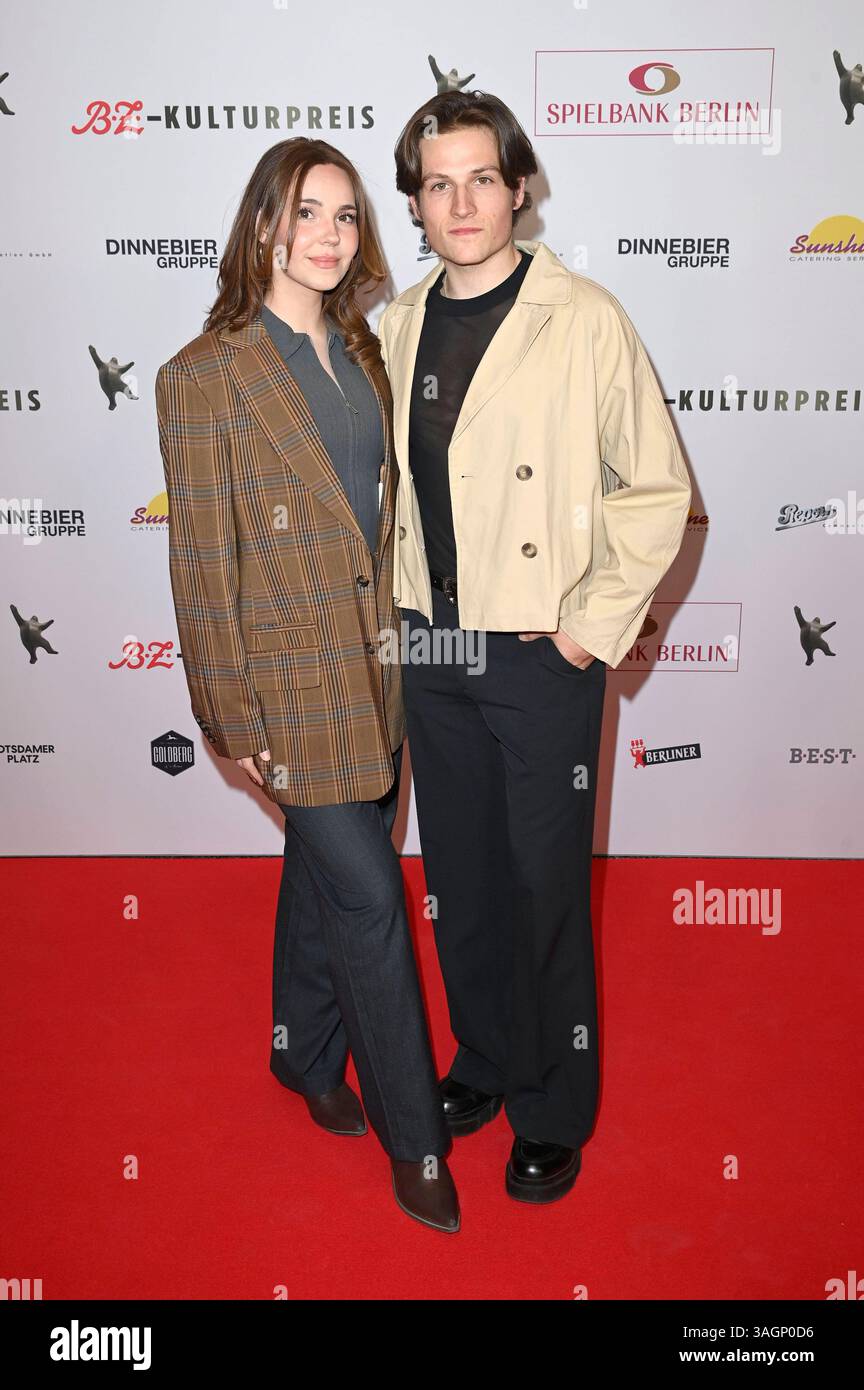 Ina Hout und Moritz Bäckerling bei der Verleihung des 31. B.Z ...