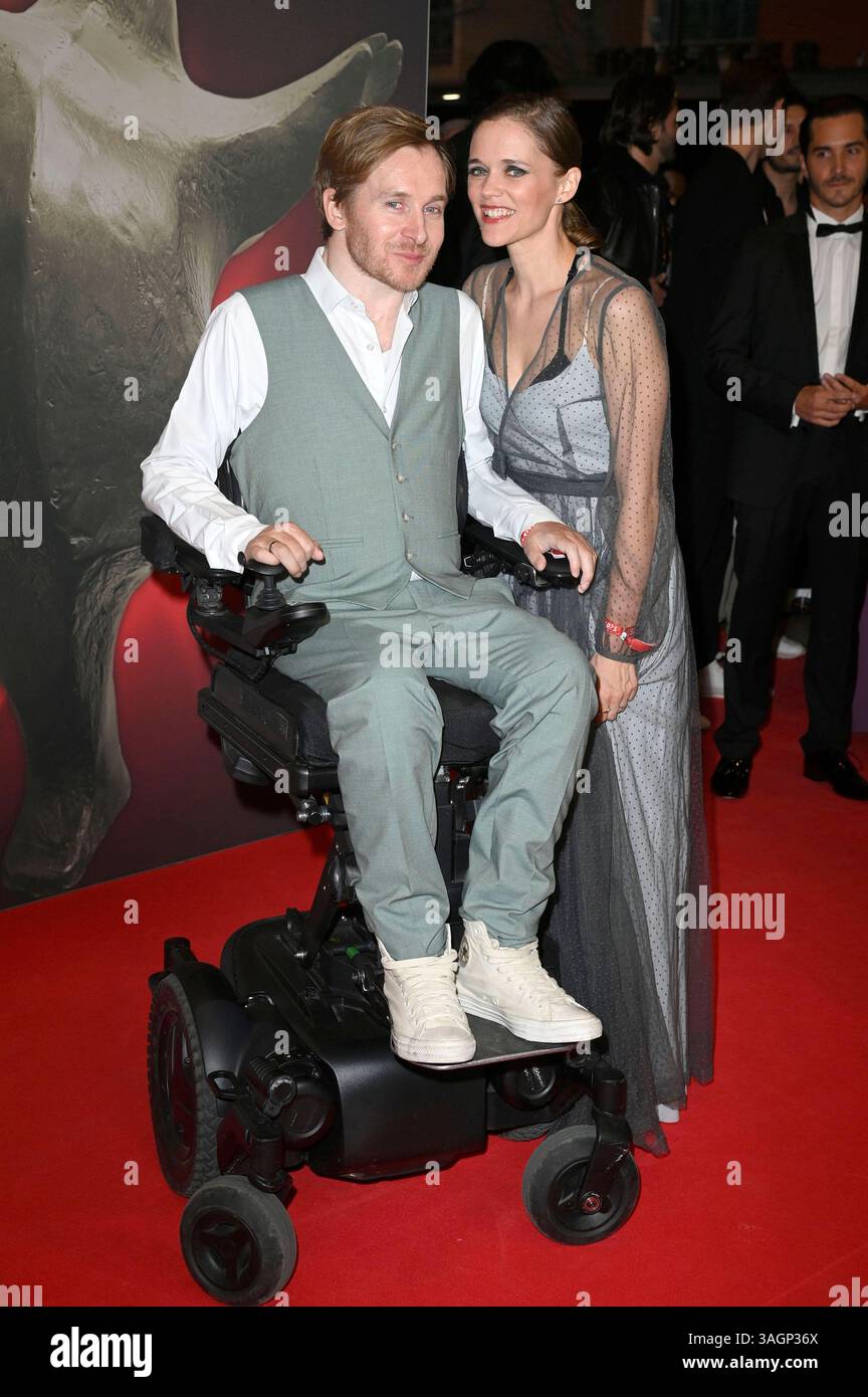 Samuel Koch mit Ehefrau Sarah Elena Timpe bei der Verleihung des 31. B.Z. Kulturpreises 2025 im ...