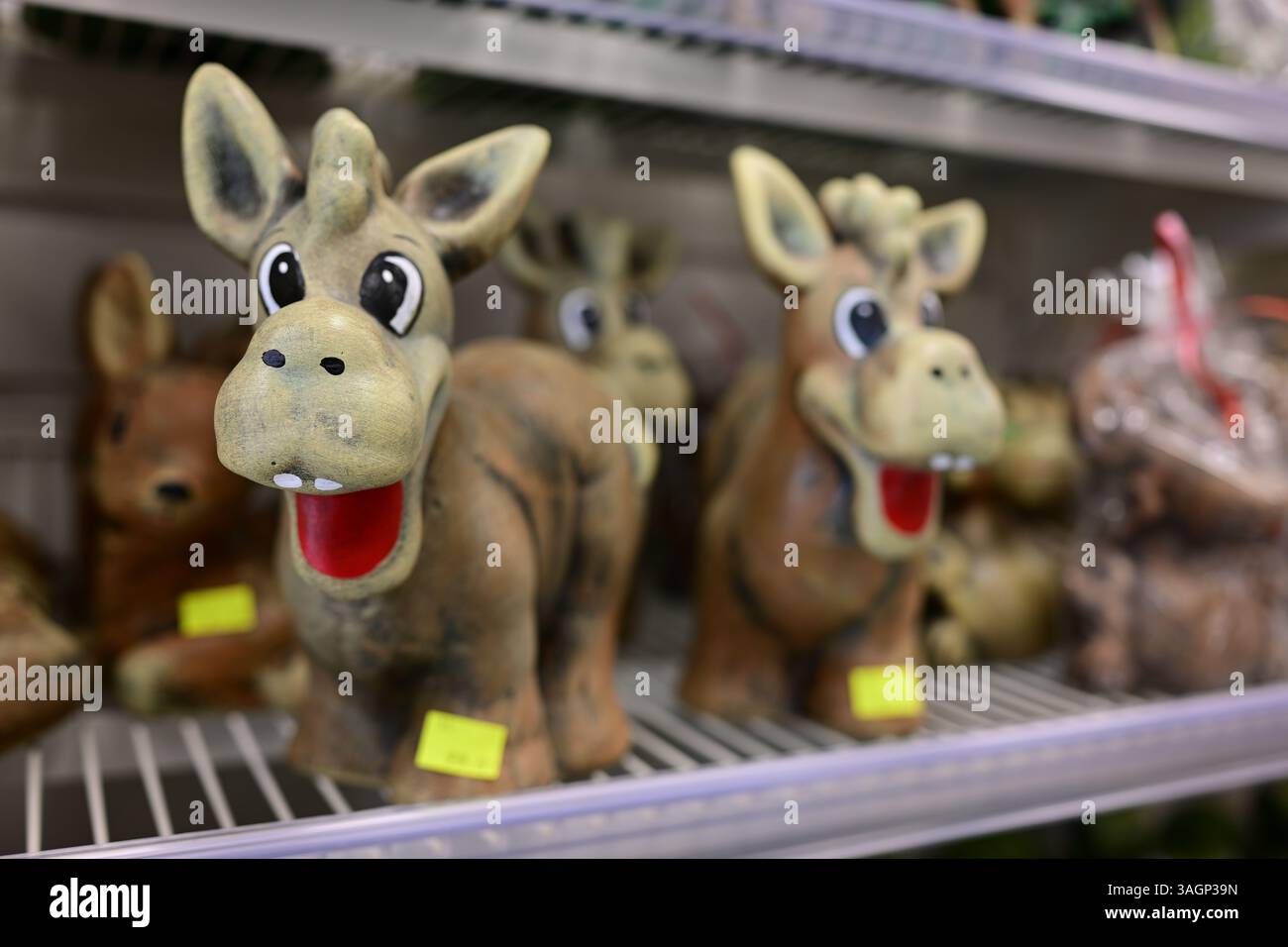 Blaholma, Skåne, Sweden. April 7 2025. Inside of "24:ans present import ...