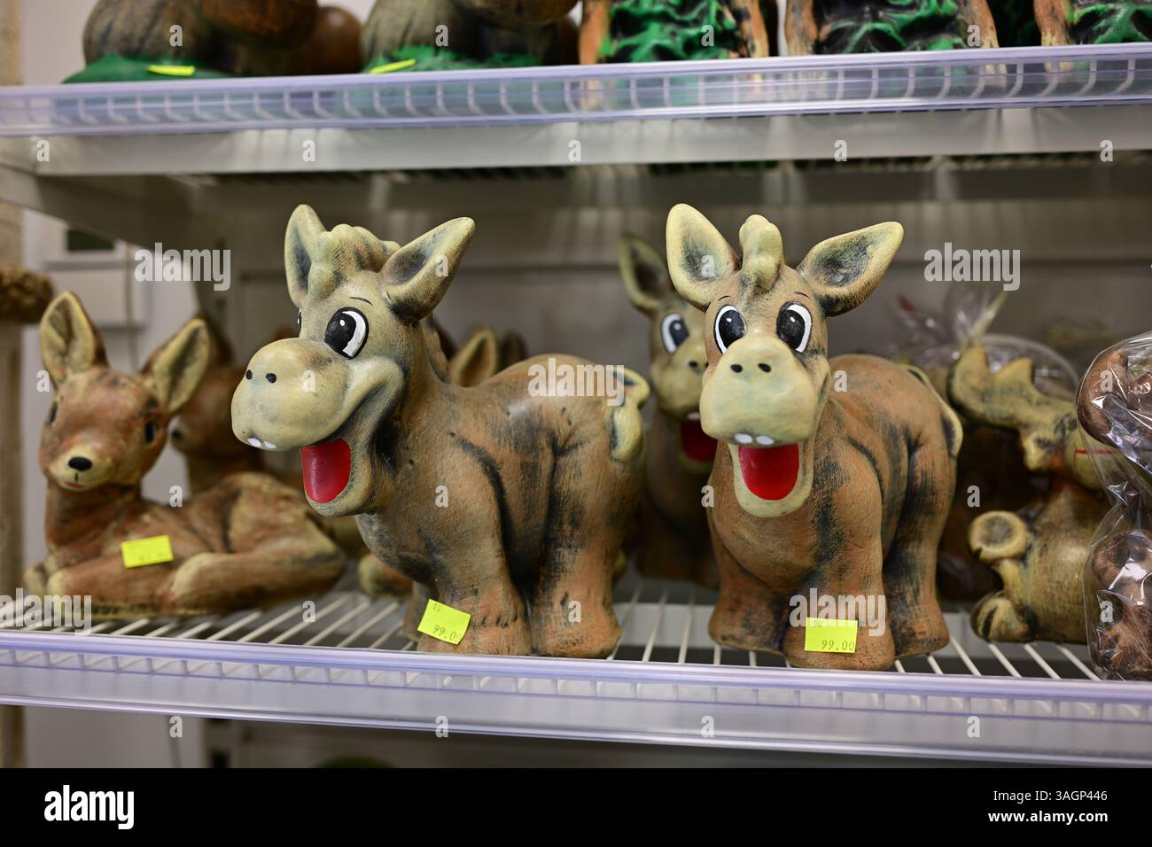 Blaholma, Skåne, Sweden. April 7 2025. Inside of "24:ans present import ...