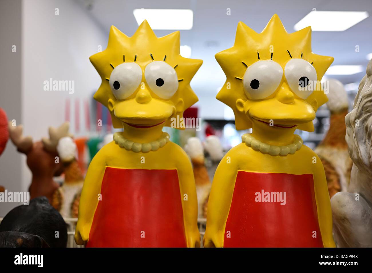 Blaholma, Skåne, Sweden. April 7 2025. Inside of "24:ans present import ...