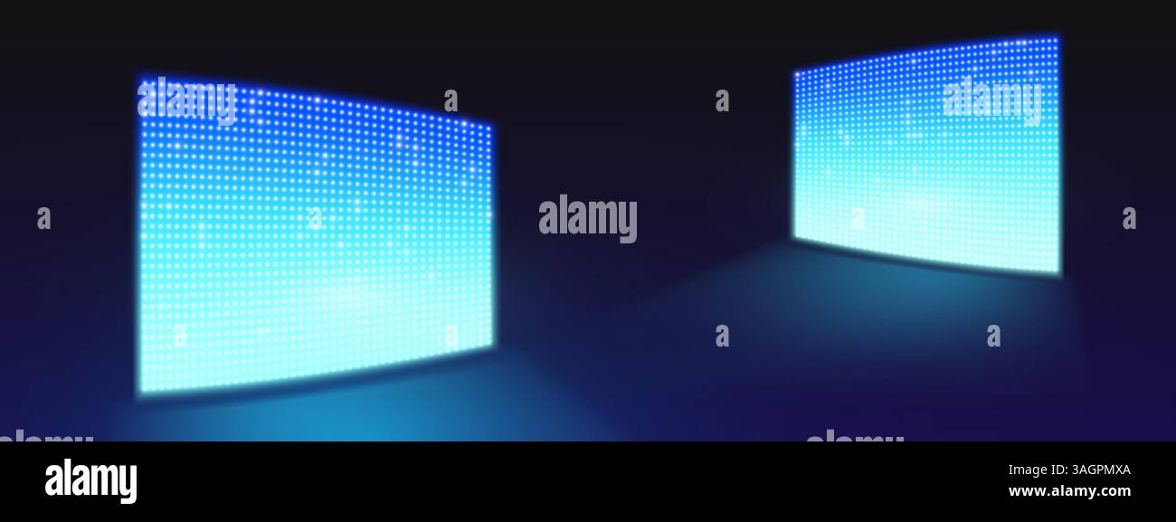 Led screen panels set Stock Vector Images - Alamy