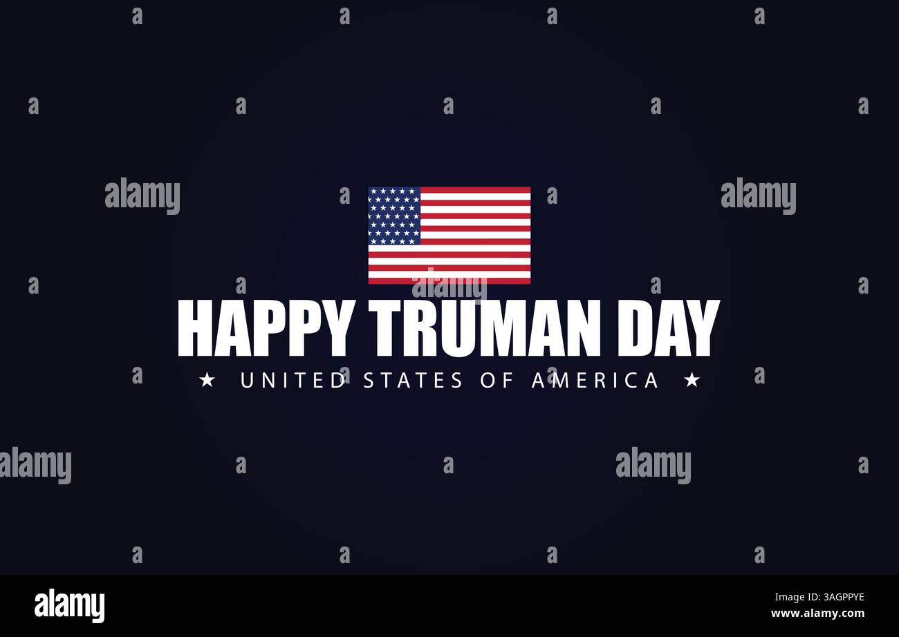 Truman Day Remembering a President Legacy Stock Vector Image & Art - Alamy