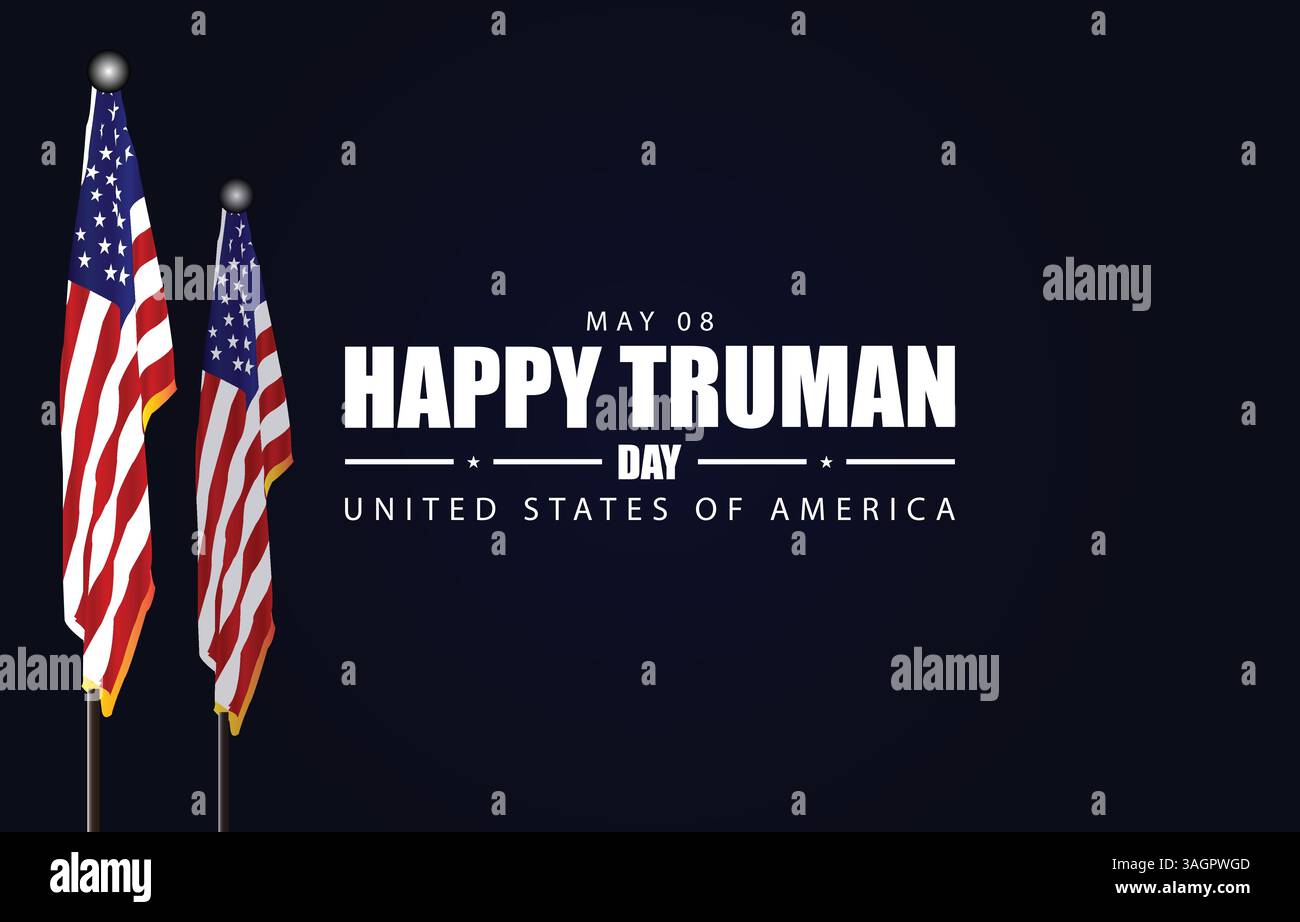 A Day of Remembrance Happy Truman Day Stock Vector Image & Art - Alamy