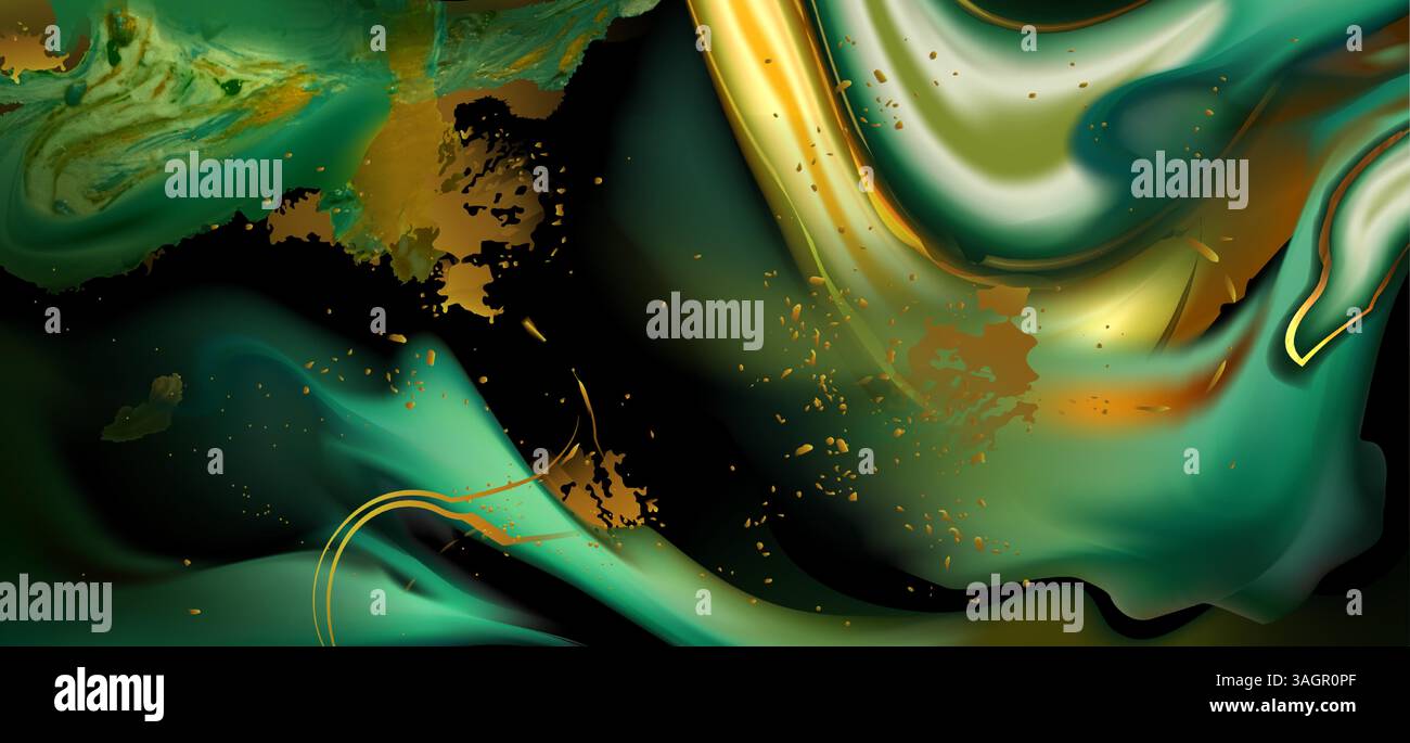 Emerald powder Stock Vector Images - Alamy