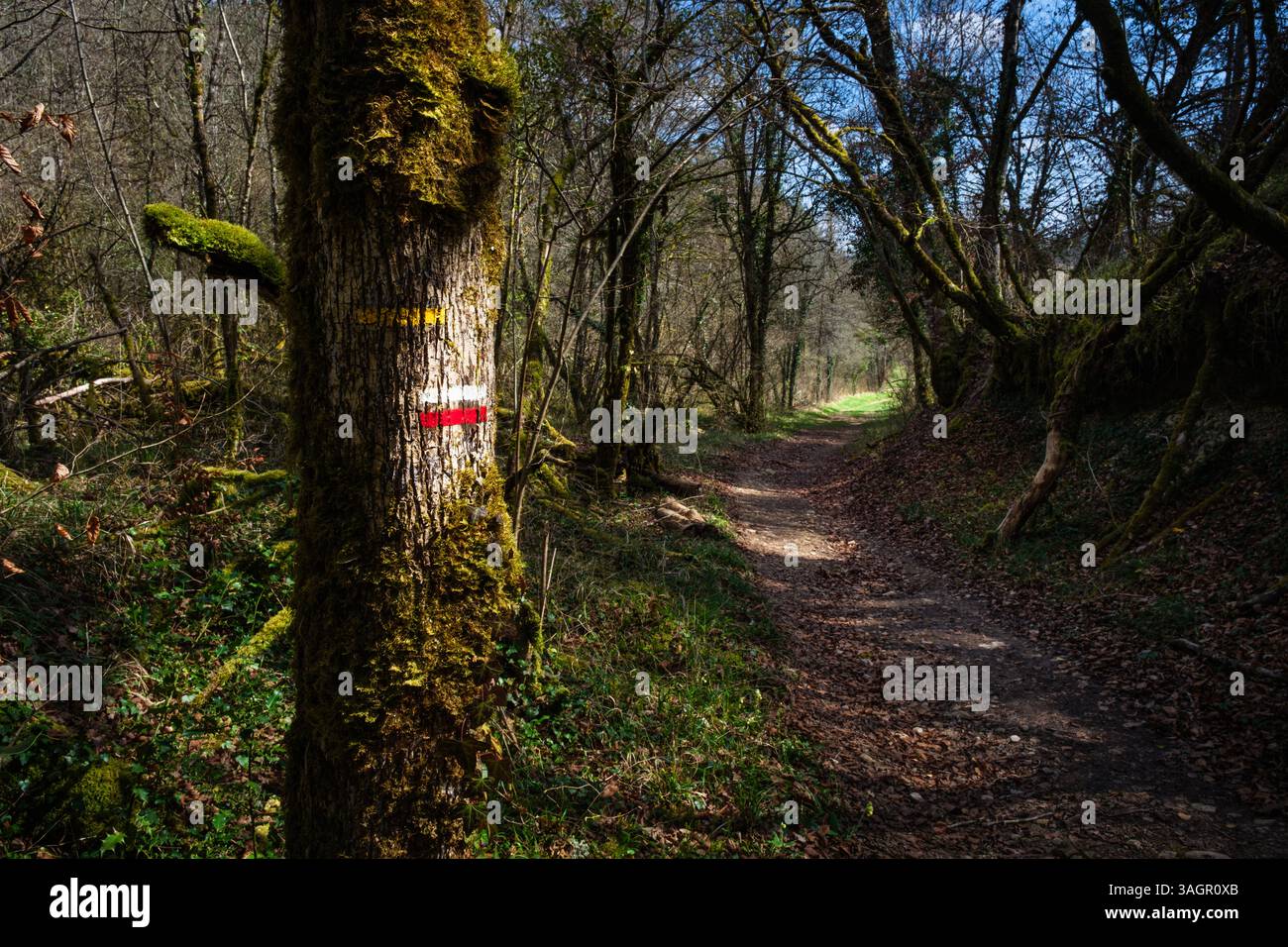 Gr path marks hi-res stock photography and images - Alamy
