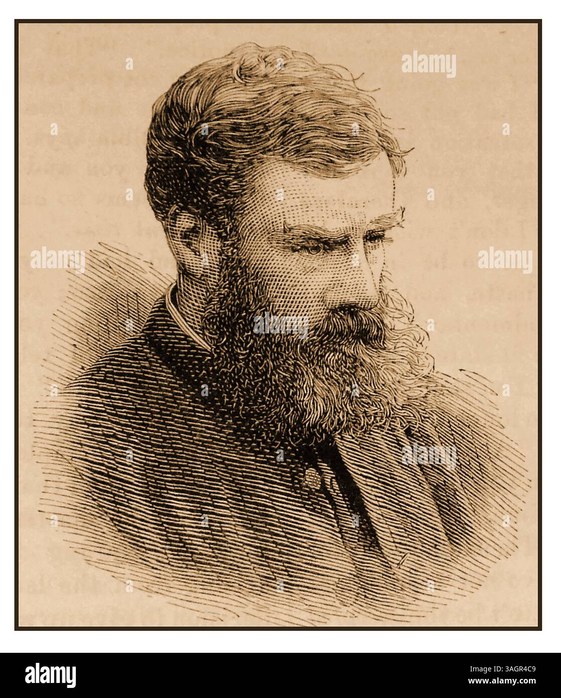 An 1880's portrait of Reverend W S Lewis, Vicar of St Mary's, Hornsea ...