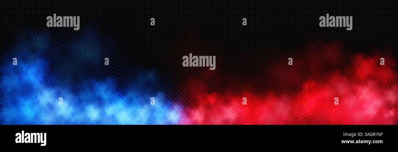 Vs smoke background - red blue color clouds on dark bg, confrontation ...