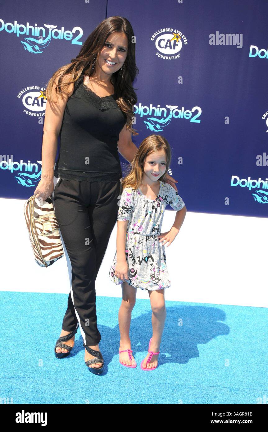Jillian Barberie Reynolds, daughter at the Dolphin Tale 2 Premiere held ...