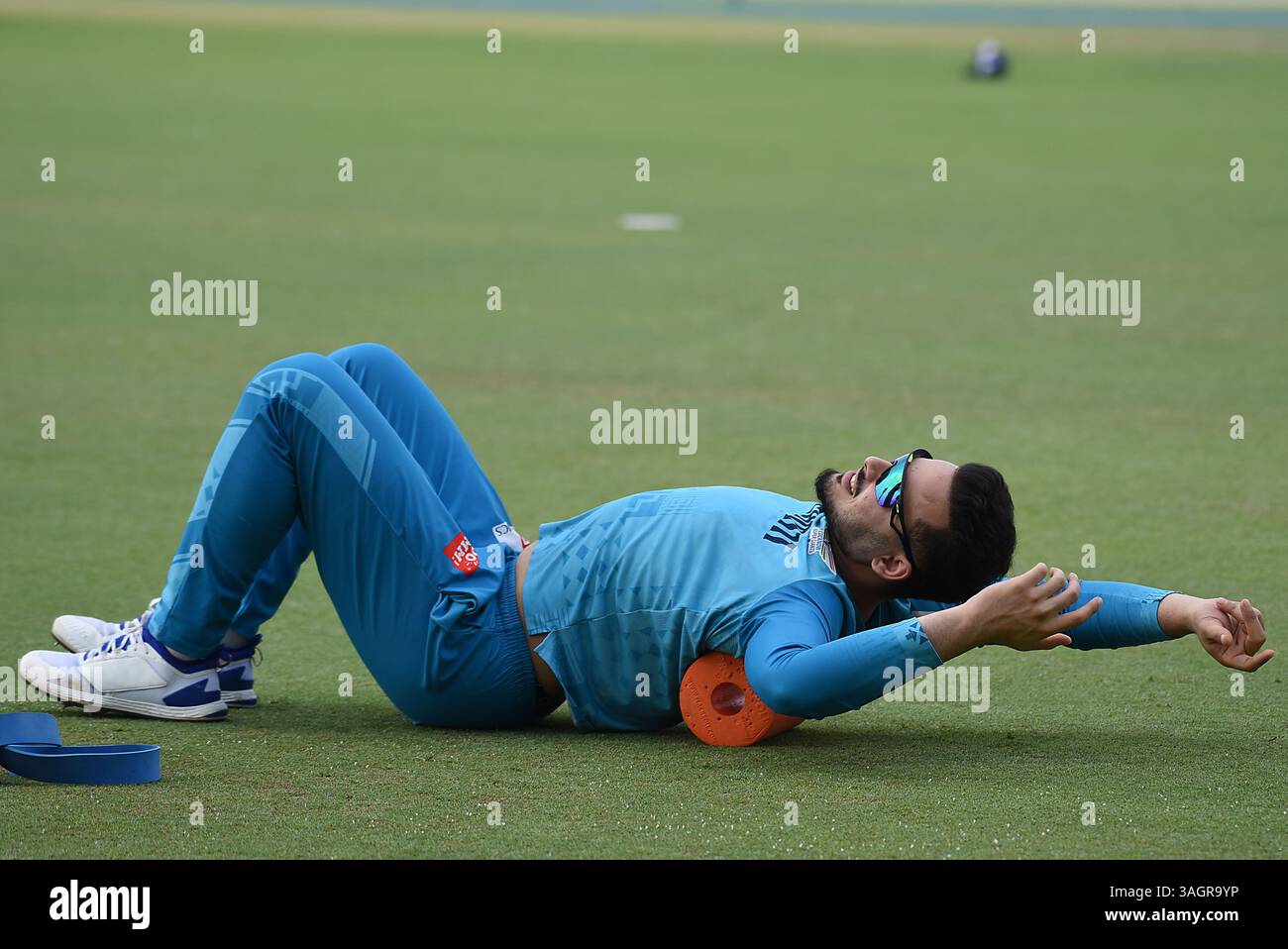 LSG Abdul Samad during warm up session before start of the IPL 2025 ...