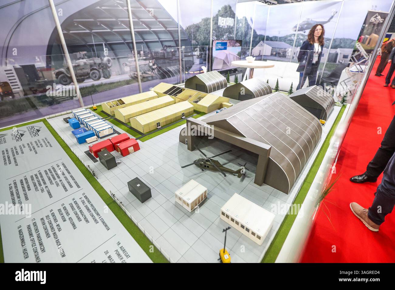 Zagreb, Croatia. 08th Apr, 2025. An international exhibition of arms ...