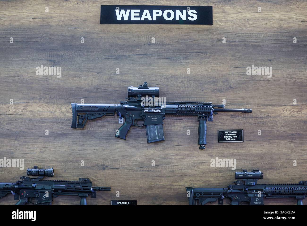 Zagreb, Croatia. 08th Apr, 2025. An international exhibition of arms ...