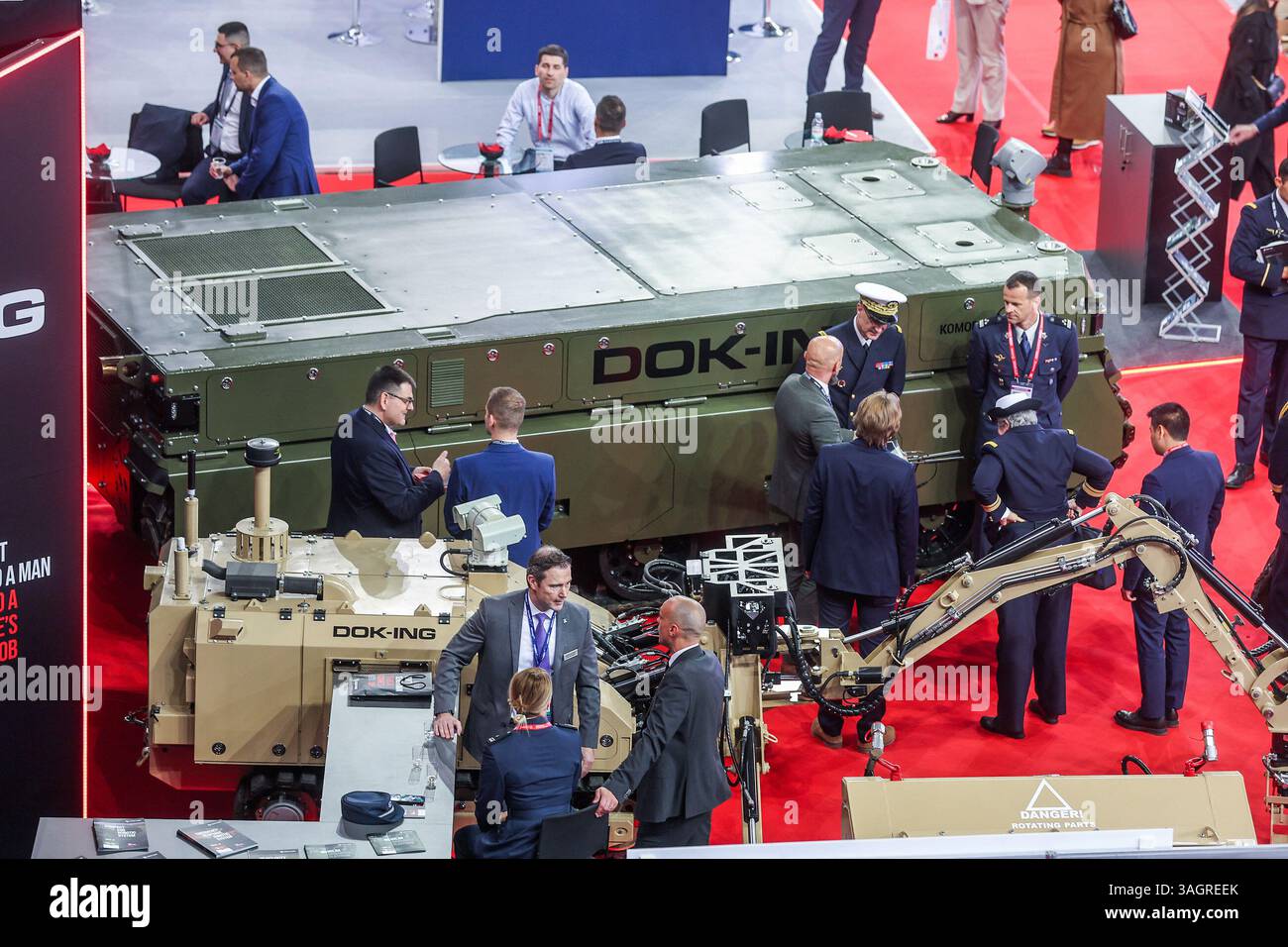 Zagreb, Croatia. 08th Apr, 2025. An international exhibition of arms ...
