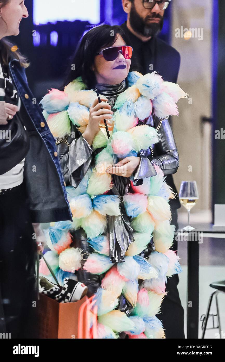 Milan, Celebrity Sightings - Björk arrives at the Triennale to DJ at ...