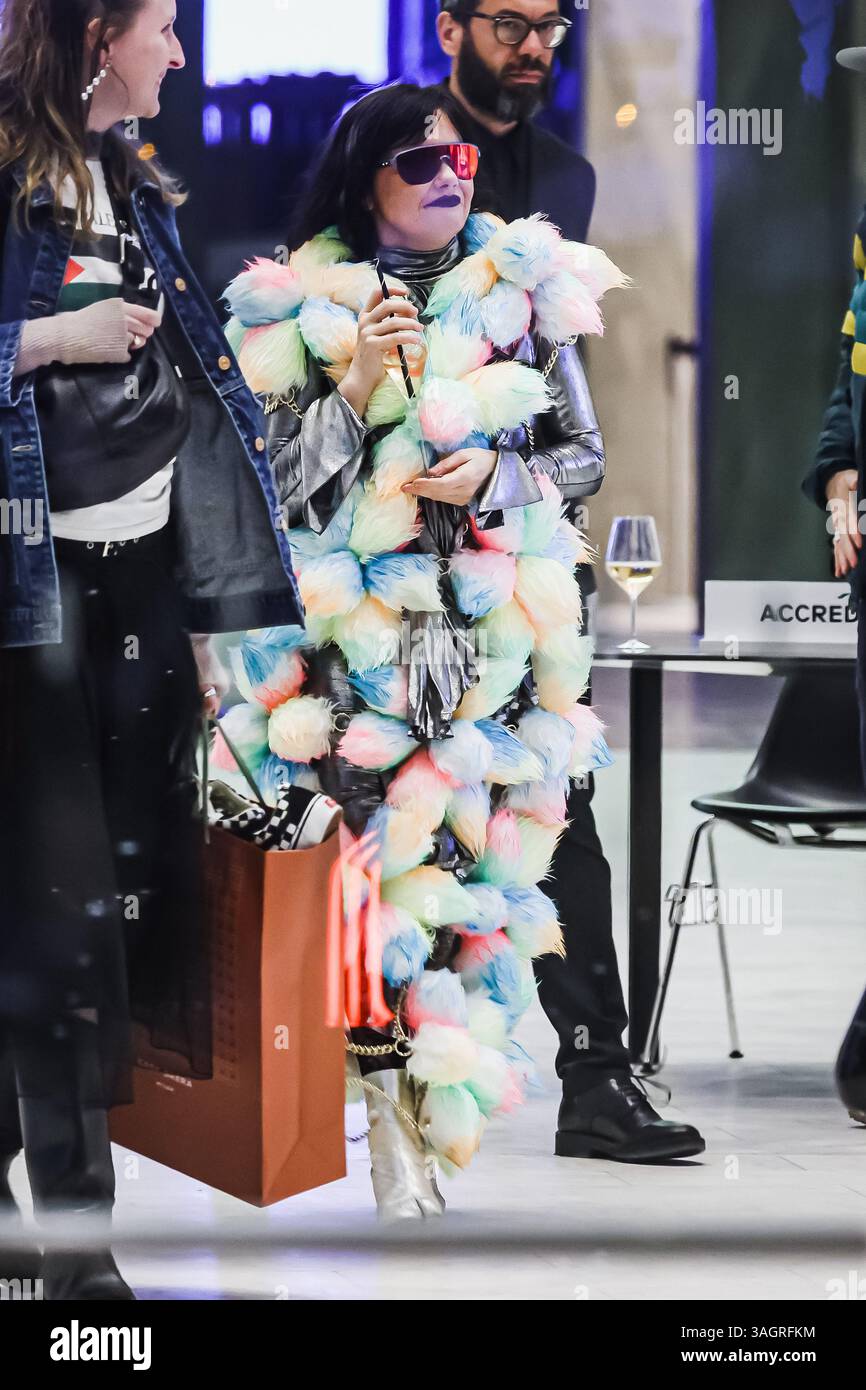 Milan, Celebrity Sightings - Björk arrives at the Triennale to DJ at ...