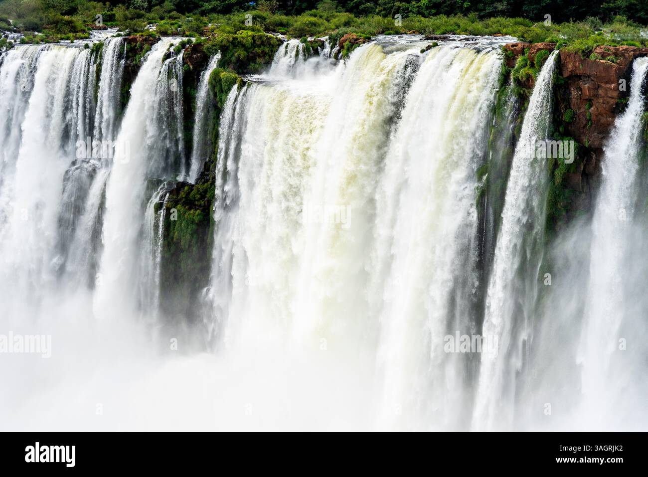 The Devil's Throat (Garganta del Diablo), Iguazu Falls, Iguazu National Park, Misiones Province ...