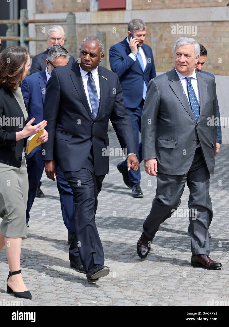 Foreign Secretary David Lammy and Italian Minister of Foreign Affairs ...