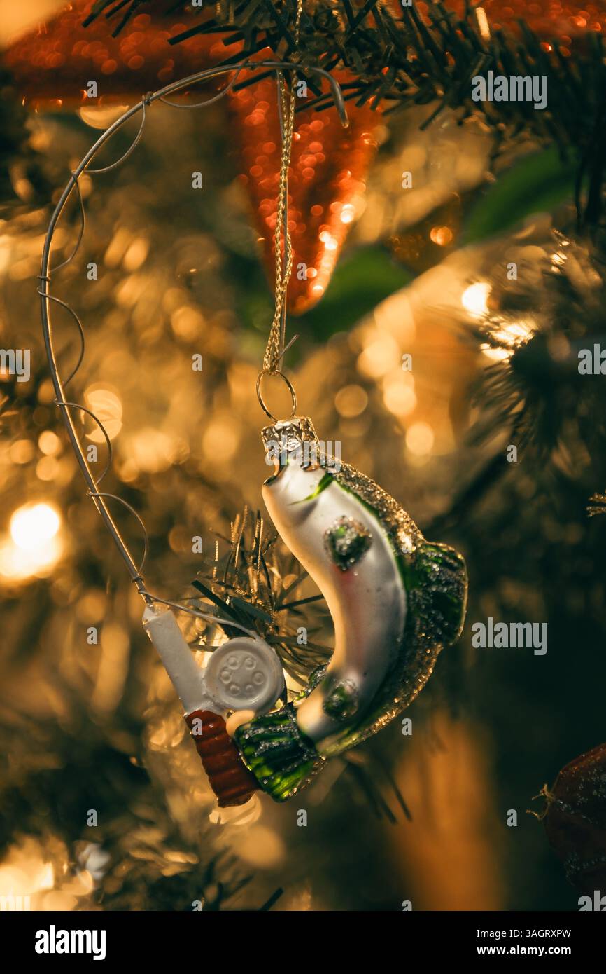 Decoration christmas tree fish toy hi-res stock photography and images ...